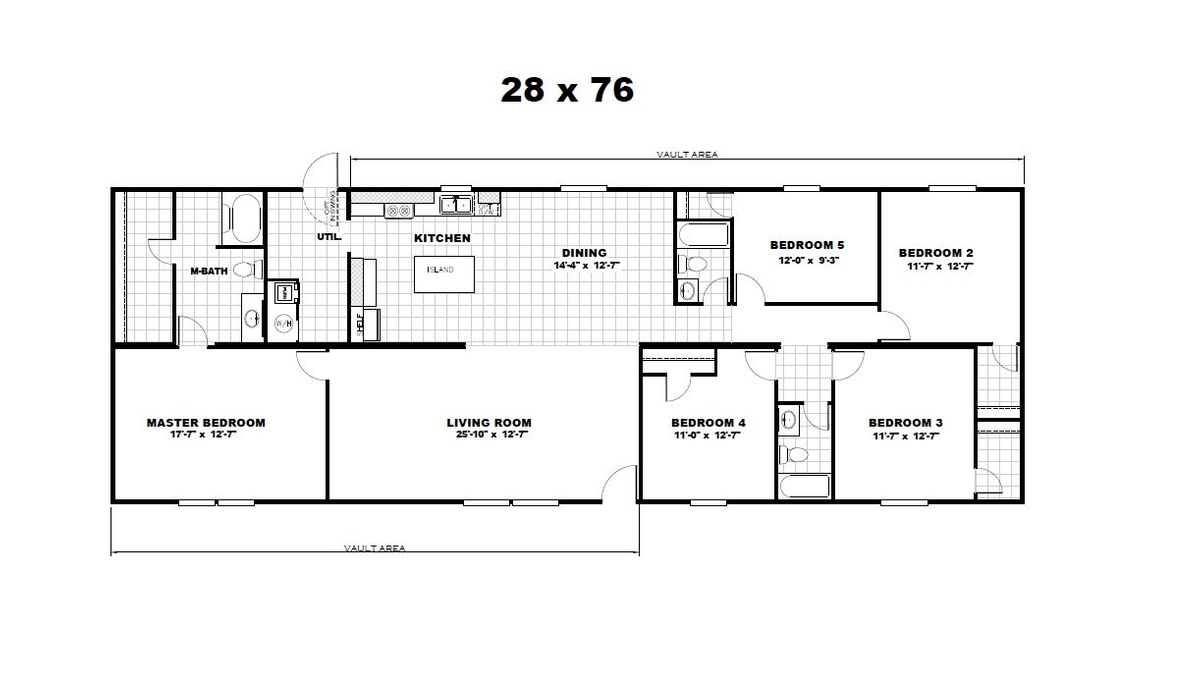 triumph tru manufactured home floorplan - Atkinson Homes
