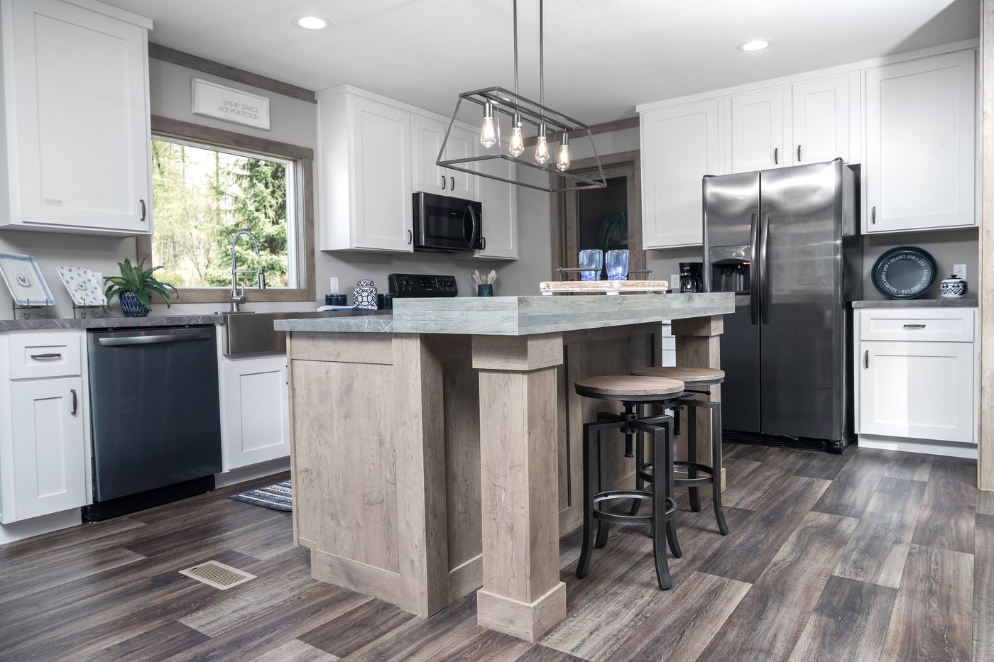 aimee clayton doublewide ope kitchen - Atkinson Homes